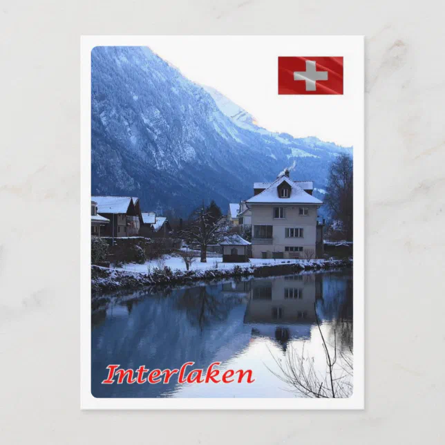 Switzerland - Interlaken - Postcard | Zazzle