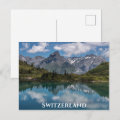 Switzerland Lake Trubsee Travel Photo Postcard | Zazzle