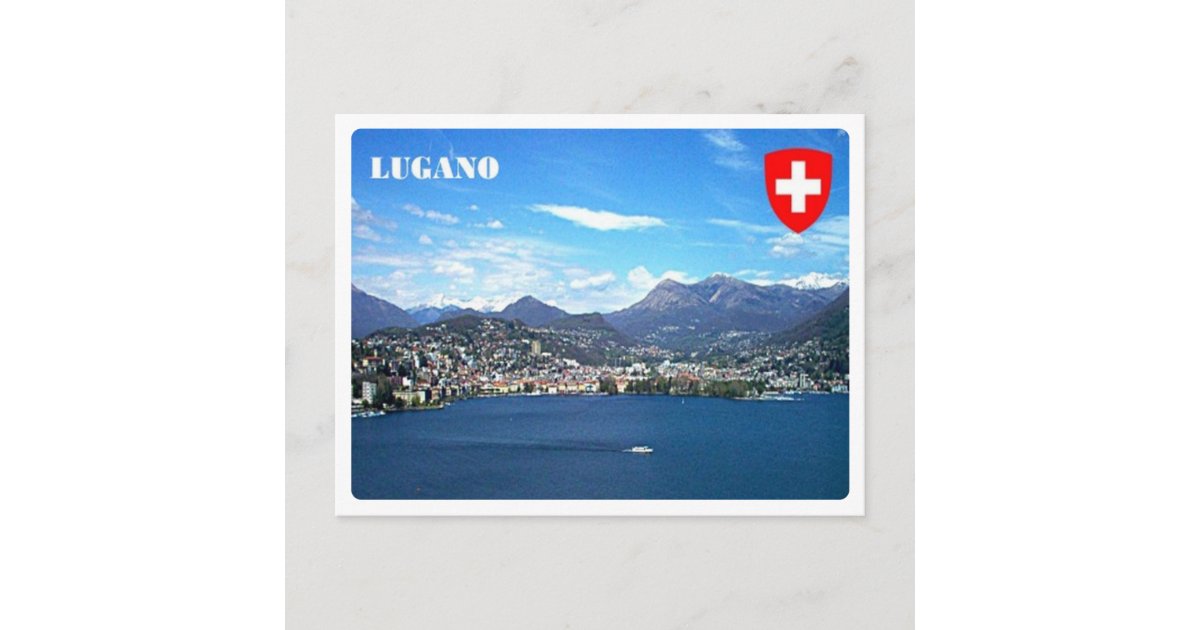 Switzerland - Lugano - Postcard | Zazzle