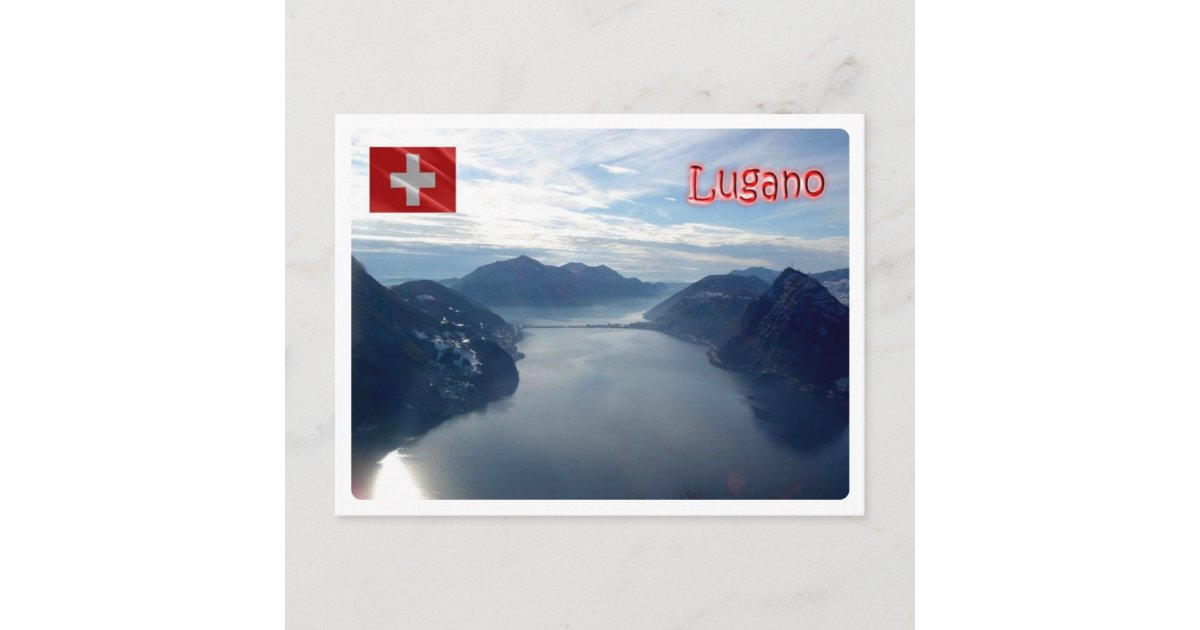 Switzerland - Lugano - Postcard | Zazzle