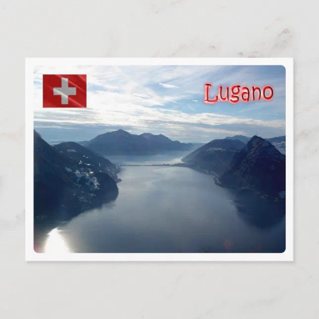 Switzerland - Lugano - Postcard | Zazzle