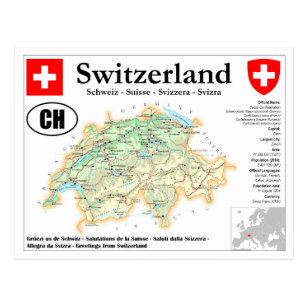Switzerland Postcards | Zazzle