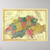 Switzerland map Poster | Zazzle