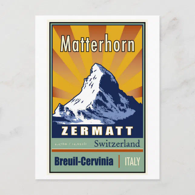 Switzerland Postcard | Zazzle