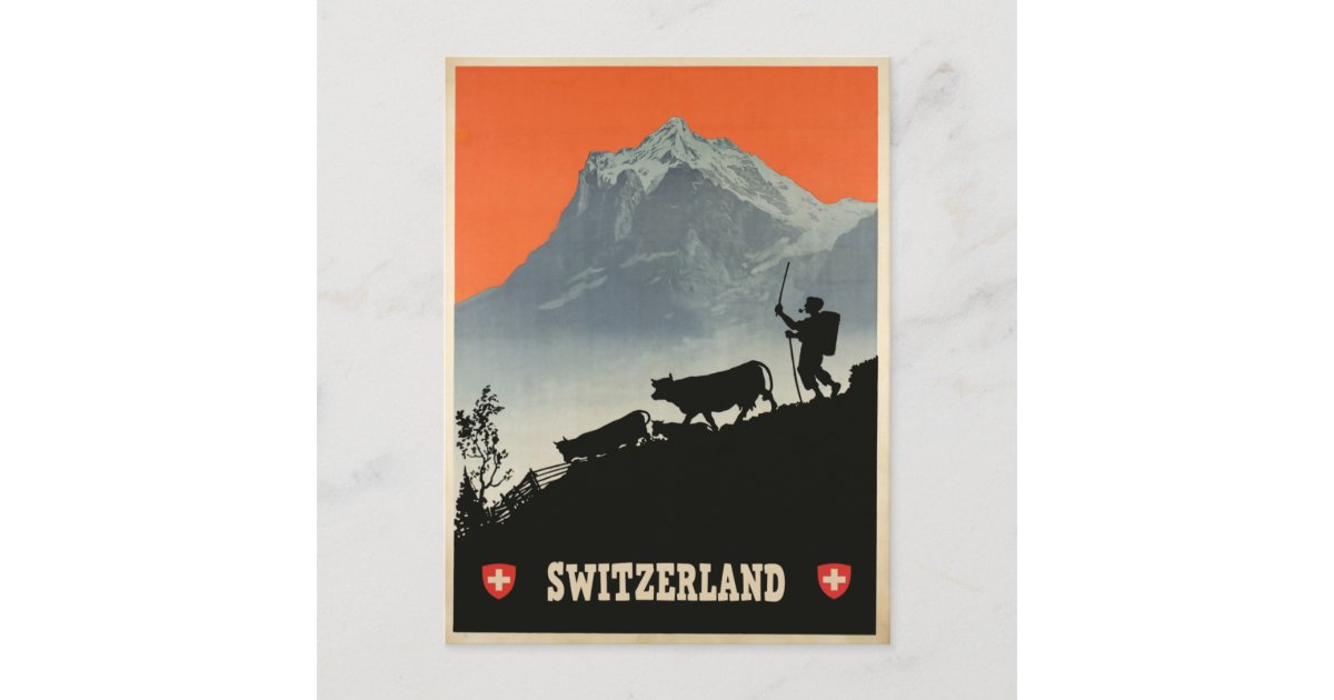 Switzerland,Postcard Postcard | Zazzle