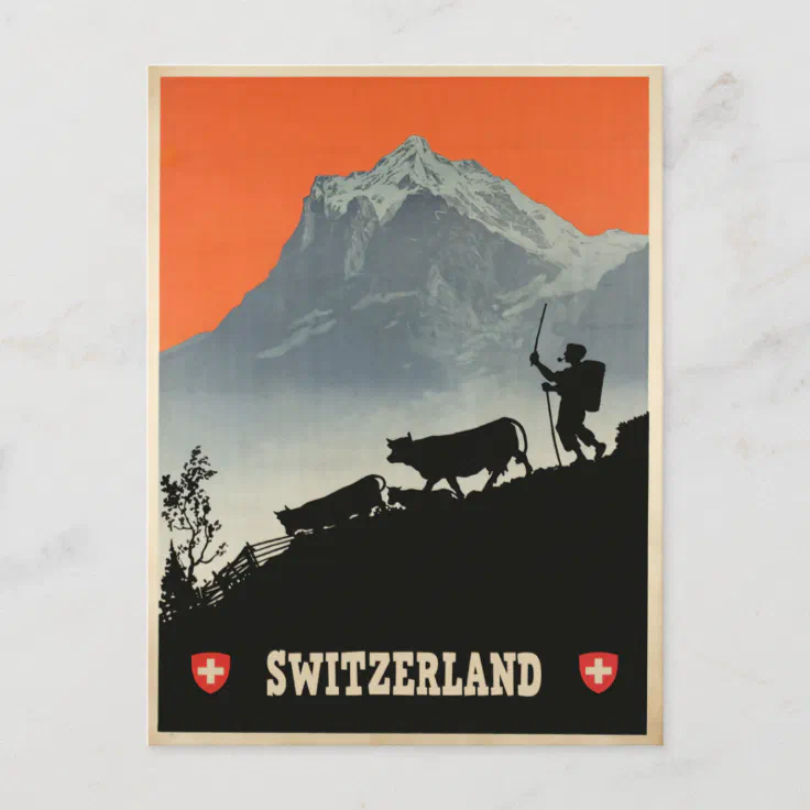 Switzerland,Postcard Postcard | Zazzle