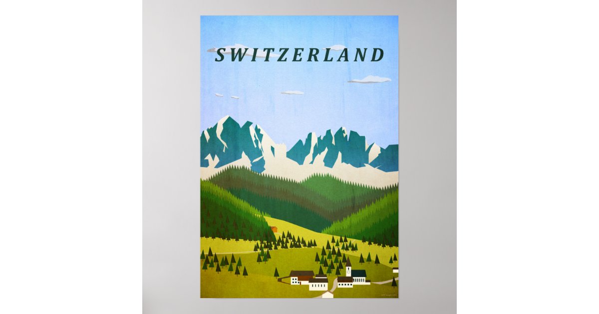 Switzerland Poster | Zazzle