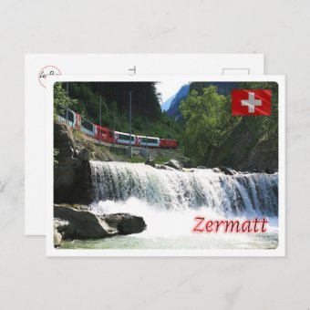 Switzerland - Zermatt - Postcard | Zazzle