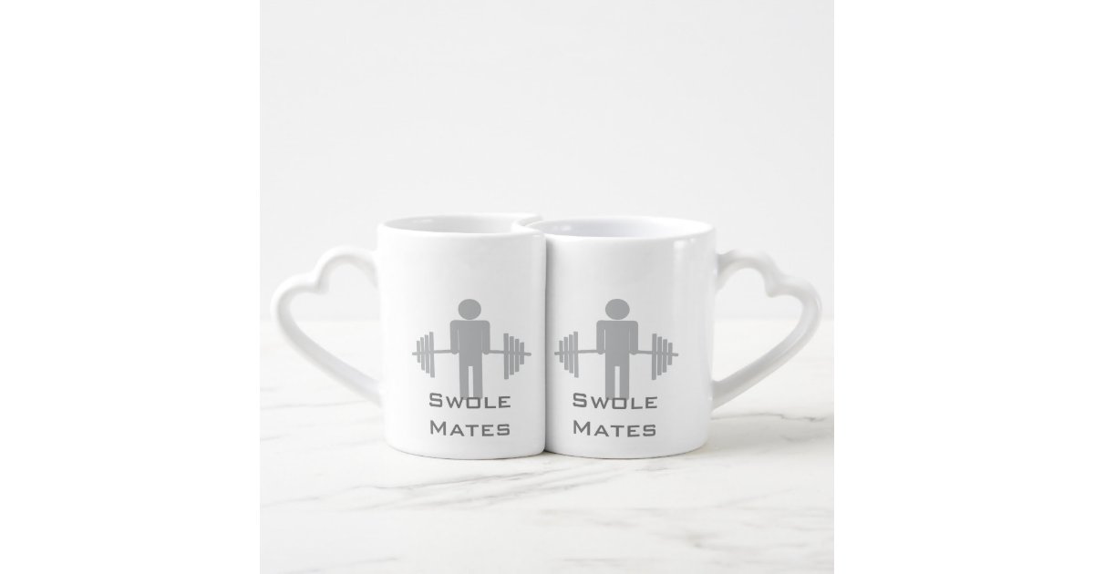 Swole Mates Nesting Coffee Mugs | Zazzle