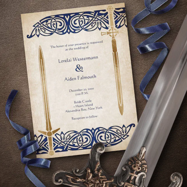 Viking wedding invitation 60 photos - Astyledwedding.com
