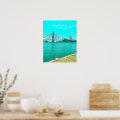Sydney ANZAC Bridge harbor scene Poster | Zazzle