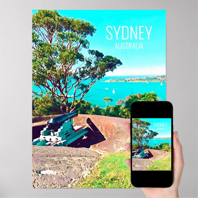 Sydney Georges Head Mosman Australia Poster | Zazzle