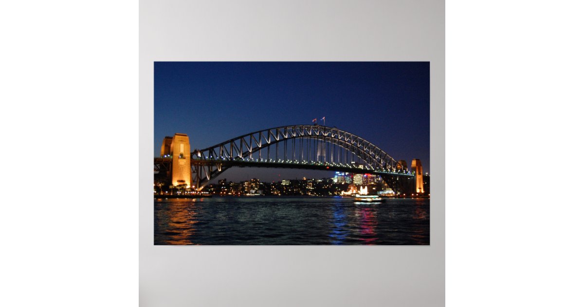 Sydney Harbor Bridge Poster | Zazzle