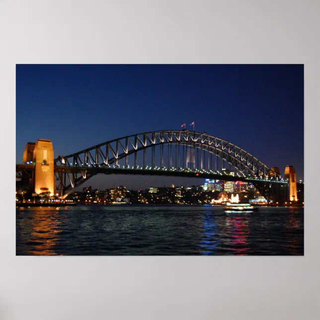 Sydney Harbor Bridge Poster | Zazzle