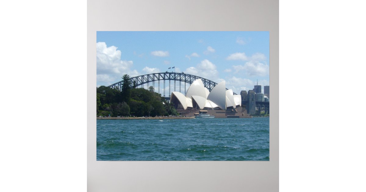 sydney harbour poster | Zazzle