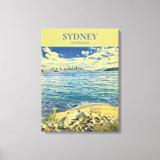 Sydney Harbour skyline Travel print | Zazzle