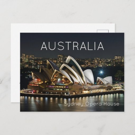 Sydney Opera House Australia Postcard | Zazzle