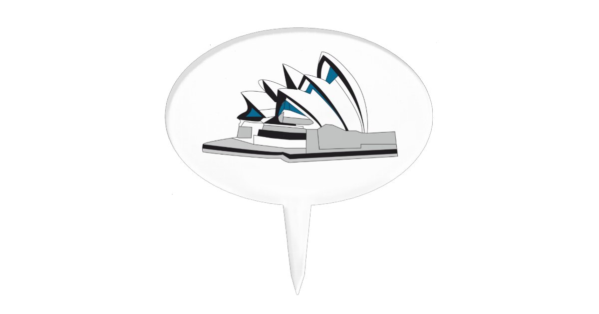 Sydney Opera House Cake Topper | Zazzle