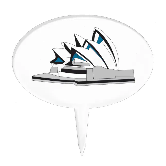 Sydney Opera House Cake Topper | Zazzle