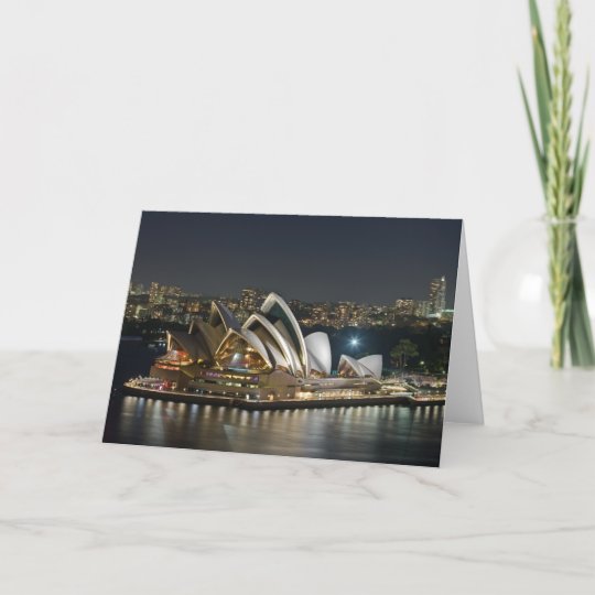 Sydney Opera House Greeting Card | Zazzle.com