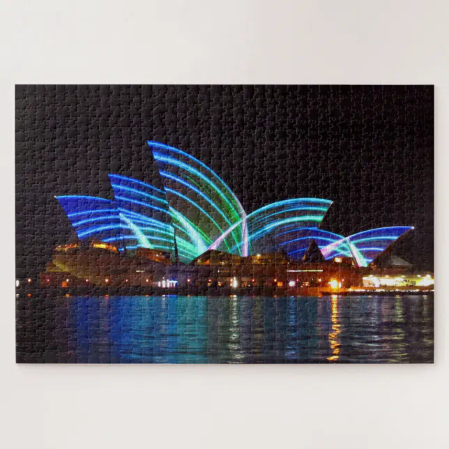 sydney opera house lines jigsaw puzzle | Zazzle