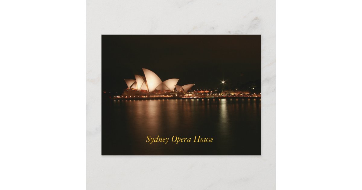 Sydney Opera House Postcard | Zazzle