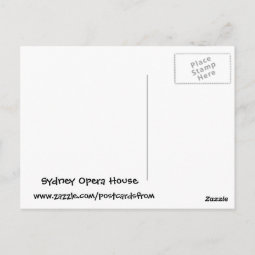 Sydney Opera House Postcard | Zazzle