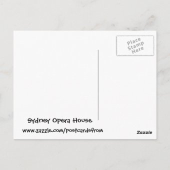 Sydney Opera House Postcard | Zazzle