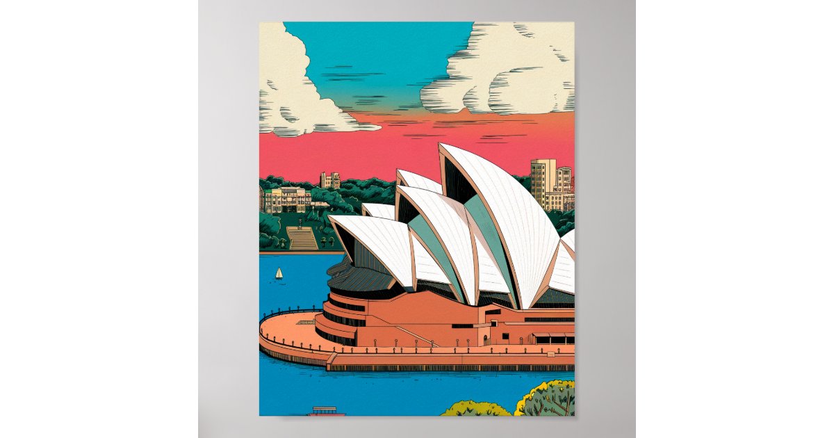 Sydney Opera House Poster | Zazzle