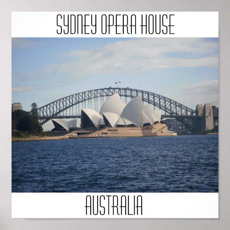 Sydney Opera House Poster | Zazzle