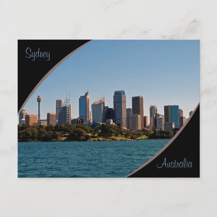 Sydney Skyline Postcard | Zazzle
