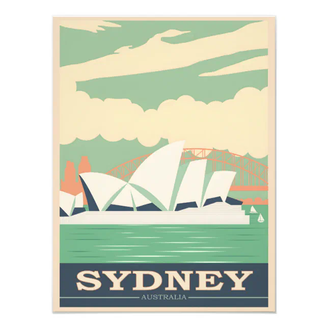 Sydney vintage poster | Zazzle