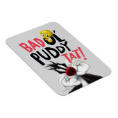 SYLVESTER™ & TWEETY™- Bad Ol' Puddy Tat Magnet | Zazzle