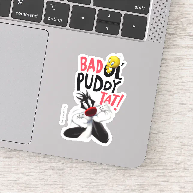 SYLVESTER™ & TWEETY™- Bad Ol' Puddy Tat Sticker | Zazzle