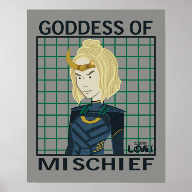 Sylvie Goddess of Mischief Illustration Poster | Zazzle