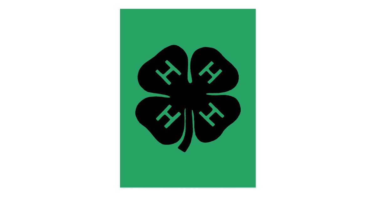 Symbol: 4-H Club Postcard | Zazzle.com