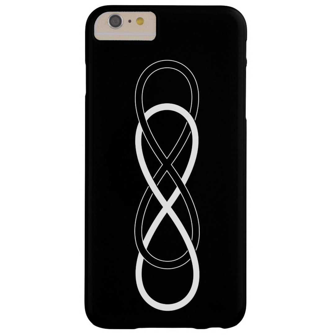 Symbol double Infinity - Black & White Case-Mate iPhone Case | Zazzle