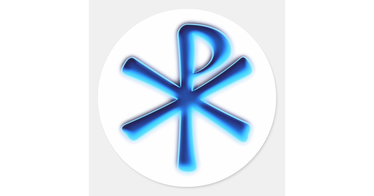 symbol Jesus Christ PX Classic Round Sticker | Zazzle