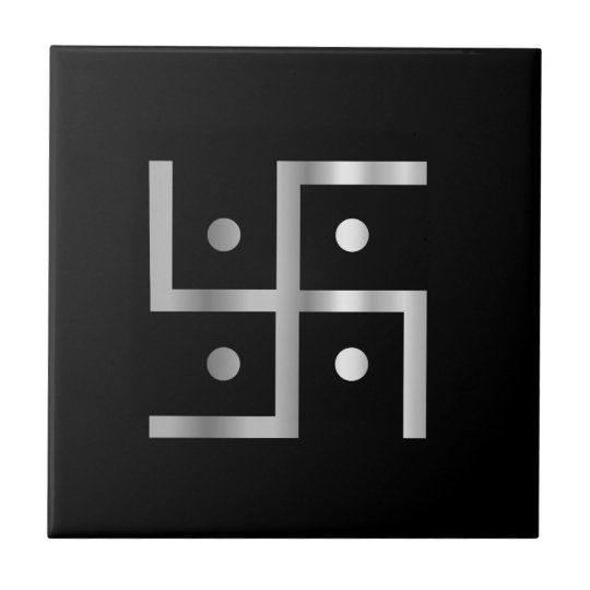 Symbol of Hinduism Swastika Tile | Zazzle.com