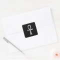 Symbol of Kemetism- Ankh Square Sticker | Zazzle