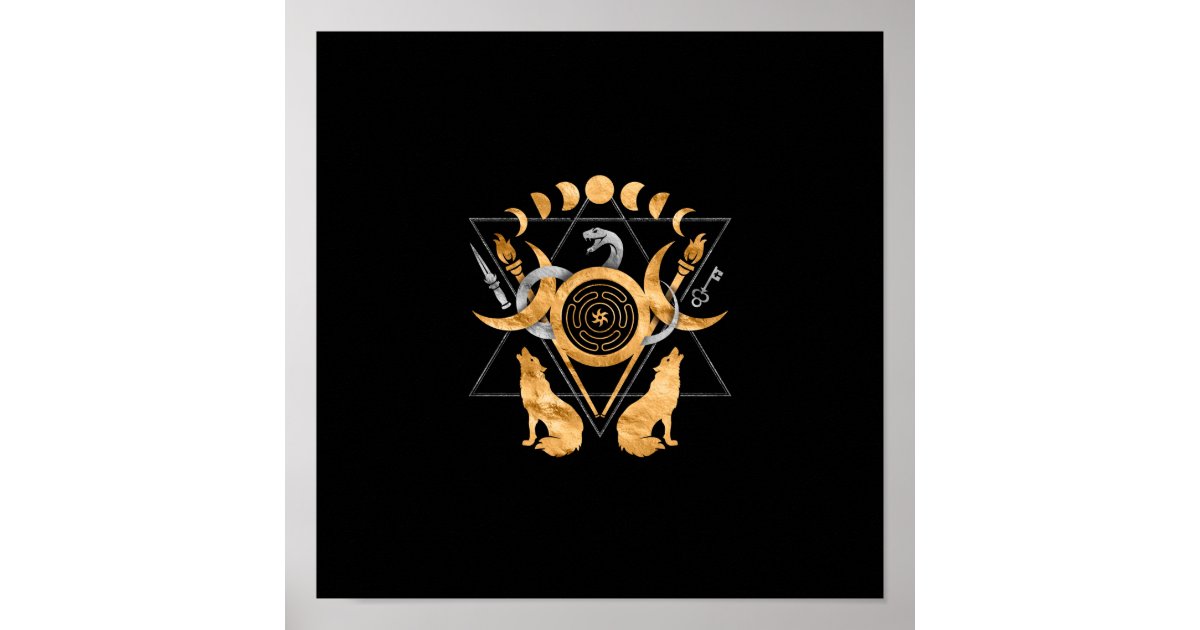 Symbols of Hecate Poster | Zazzle