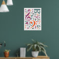 Symbols of Music Poster | Zazzle