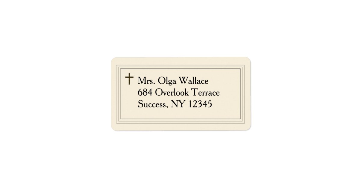 Sympathy Acknowledgement Return Address Labels | Zazzle