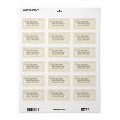 Sympathy Acknowledgement Return Address Labels | Zazzle