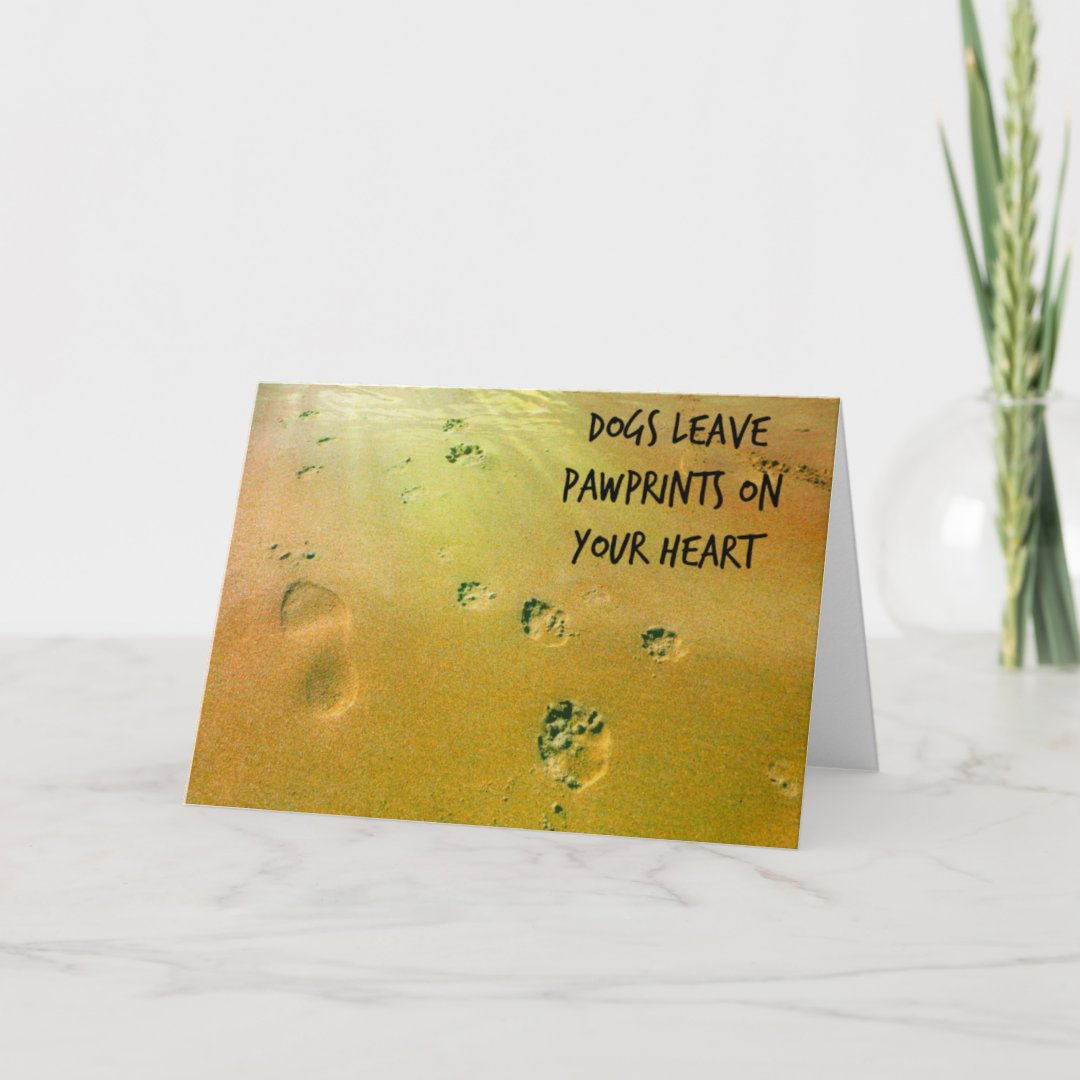 Sympathy Card for Dog Passing | Zazzle