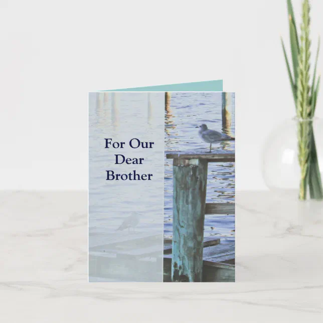 Sympathy Card - "For Our Dear Brother" | Zazzle