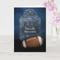 Sympathy Card for Your Football Team's Loss | Zazzle