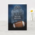 Sympathy Card for Your Football Team's Loss | Zazzle