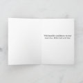 Sympathy Card for Your Football Team's Loss | Zazzle