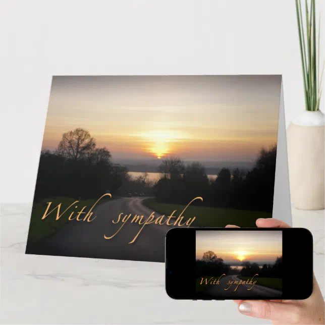 Sympathy Card-large size Card | Zazzle